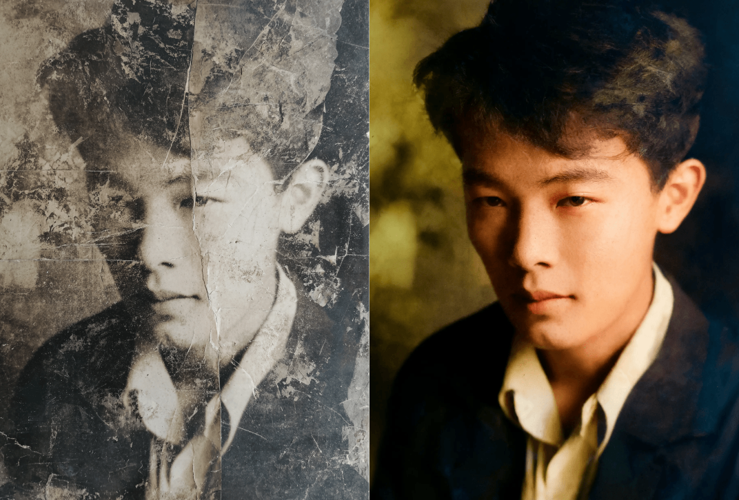 Free AI Old Photo Restoration Tool - Repair & Colorize Vintage Pictures ...
