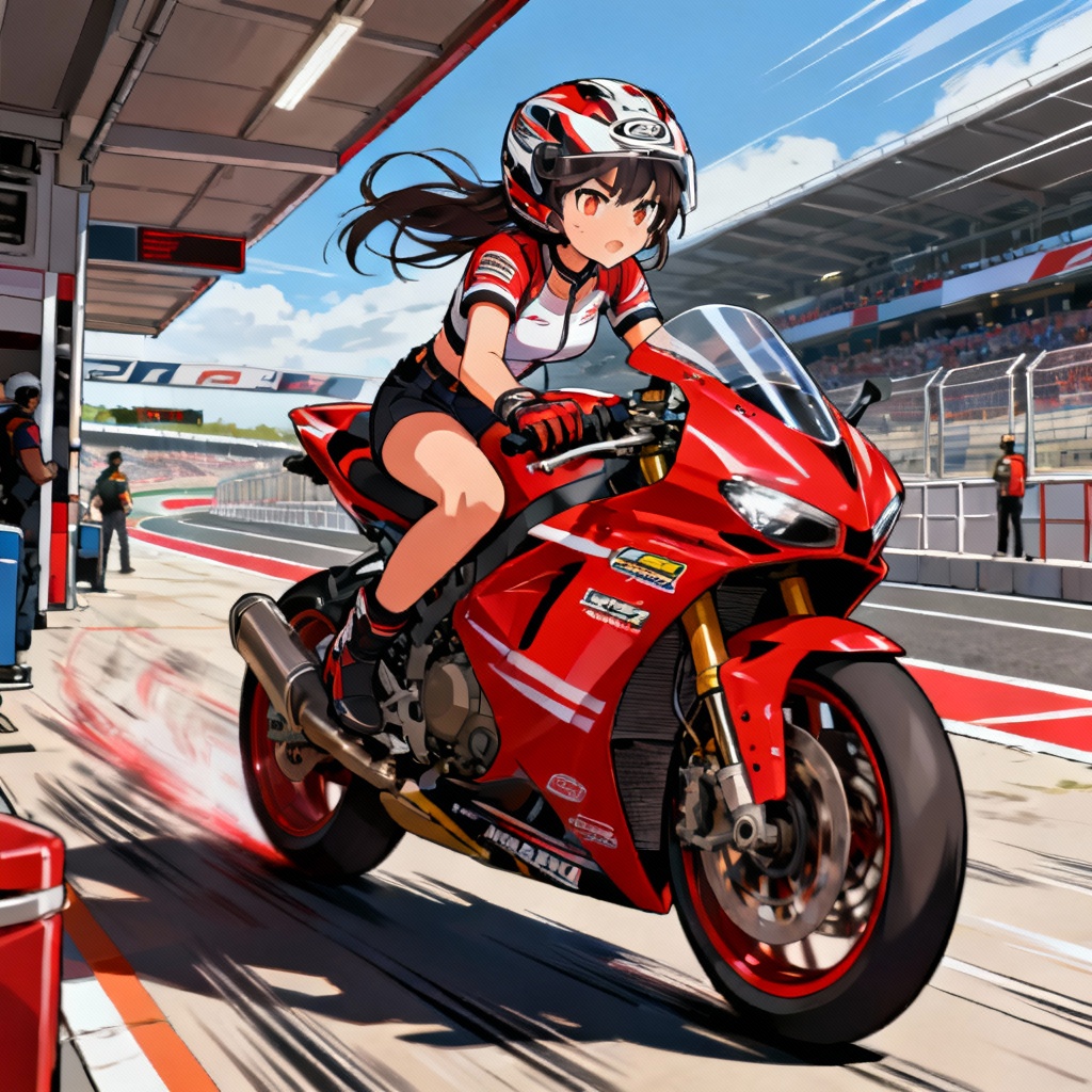 Free AI Motorcycle Girl Generator Online