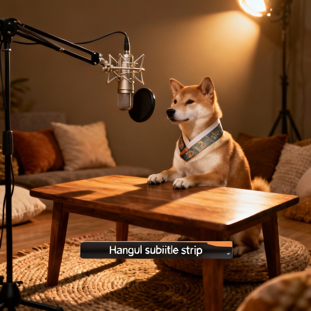 Free AI Korean Dog Interview Generator