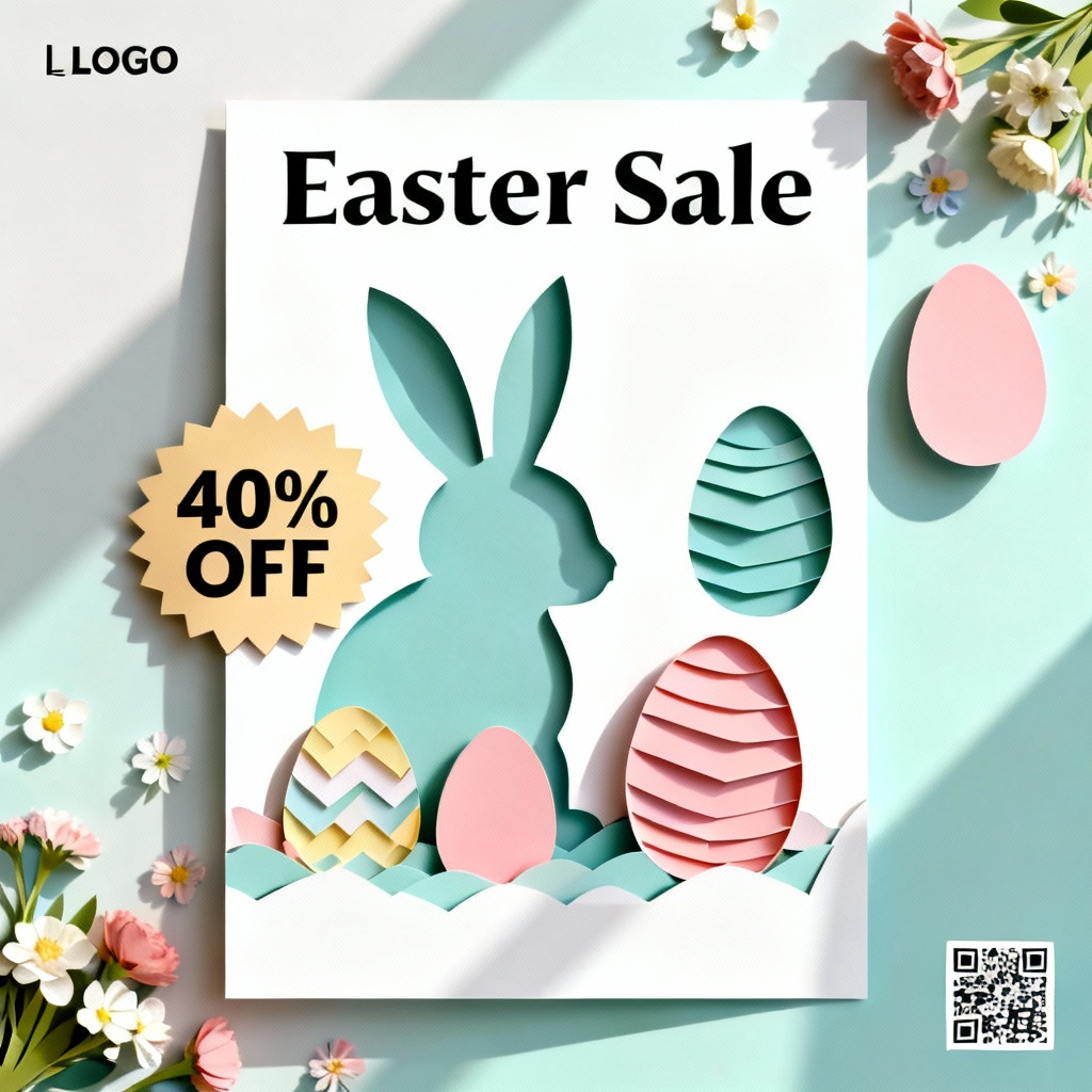 Free easter-promotion-poster Maker Online | Create Easter Sale Posters