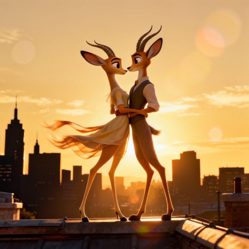 Free AI Zootopia Style Couple Generator Online | Myaiart