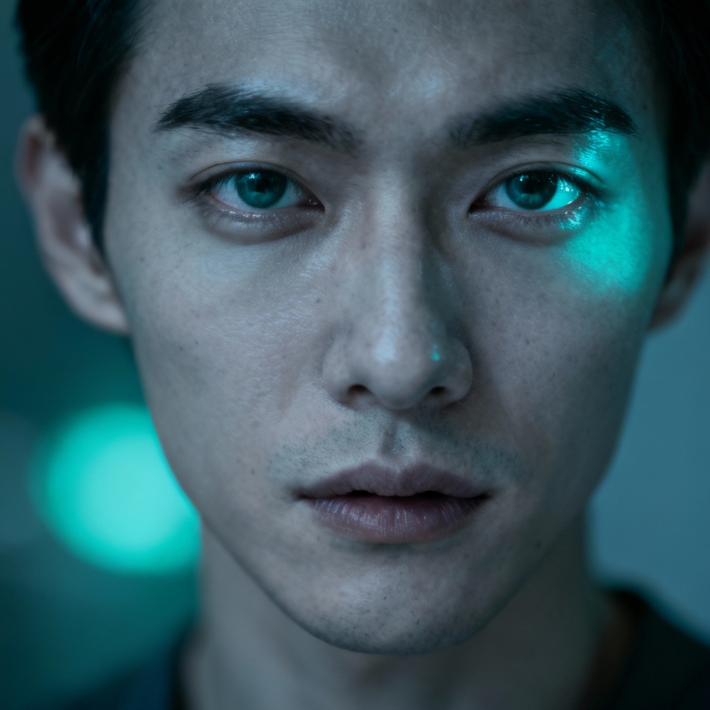 Free AI Grayish Blue Skin Generator Online | Cool-Toned Portrait Effects