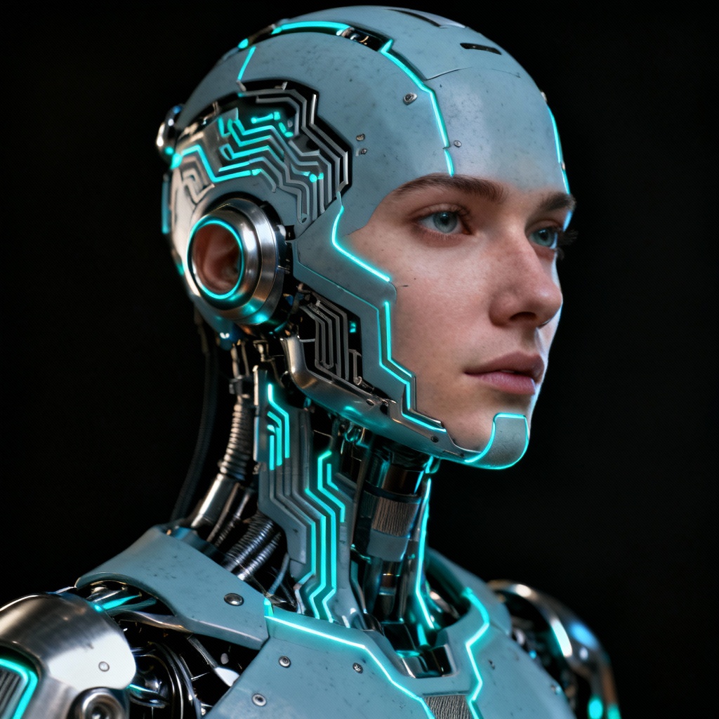 Free AI Grayish Blue Skin Generator Online | Cool-Toned Portrait Effects