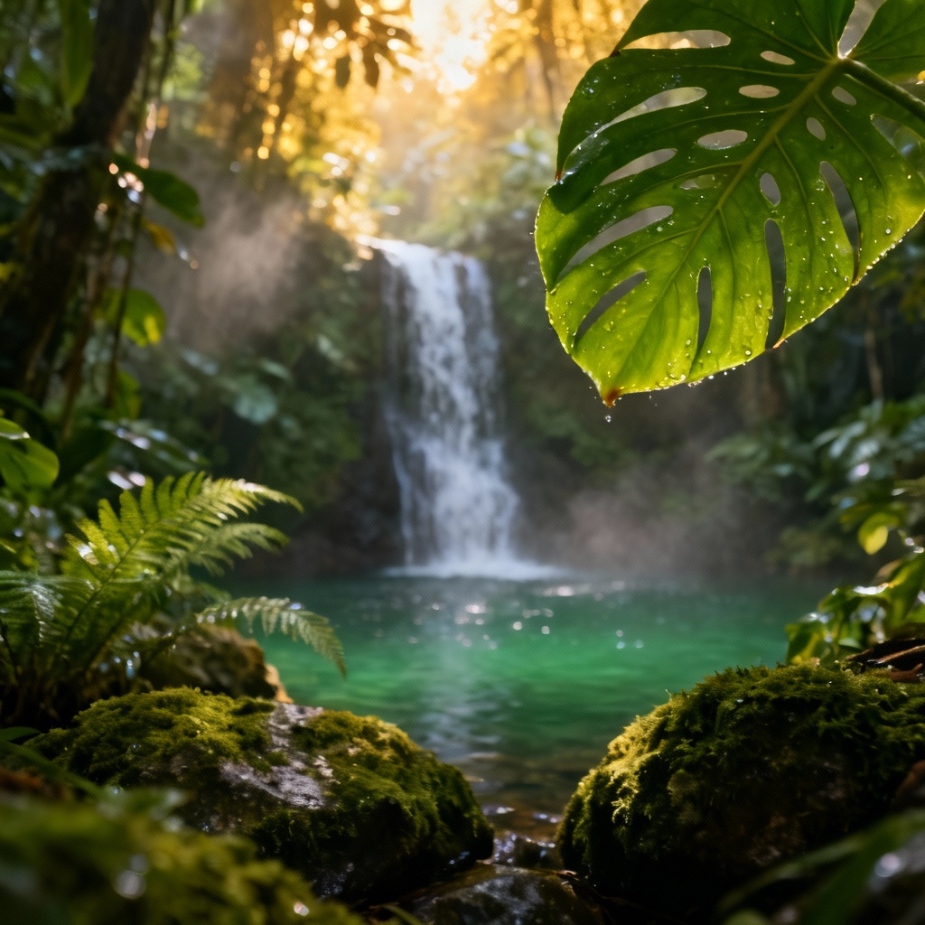 Free AI Tropical Background Generator Online | Create Beach, Jungle ...