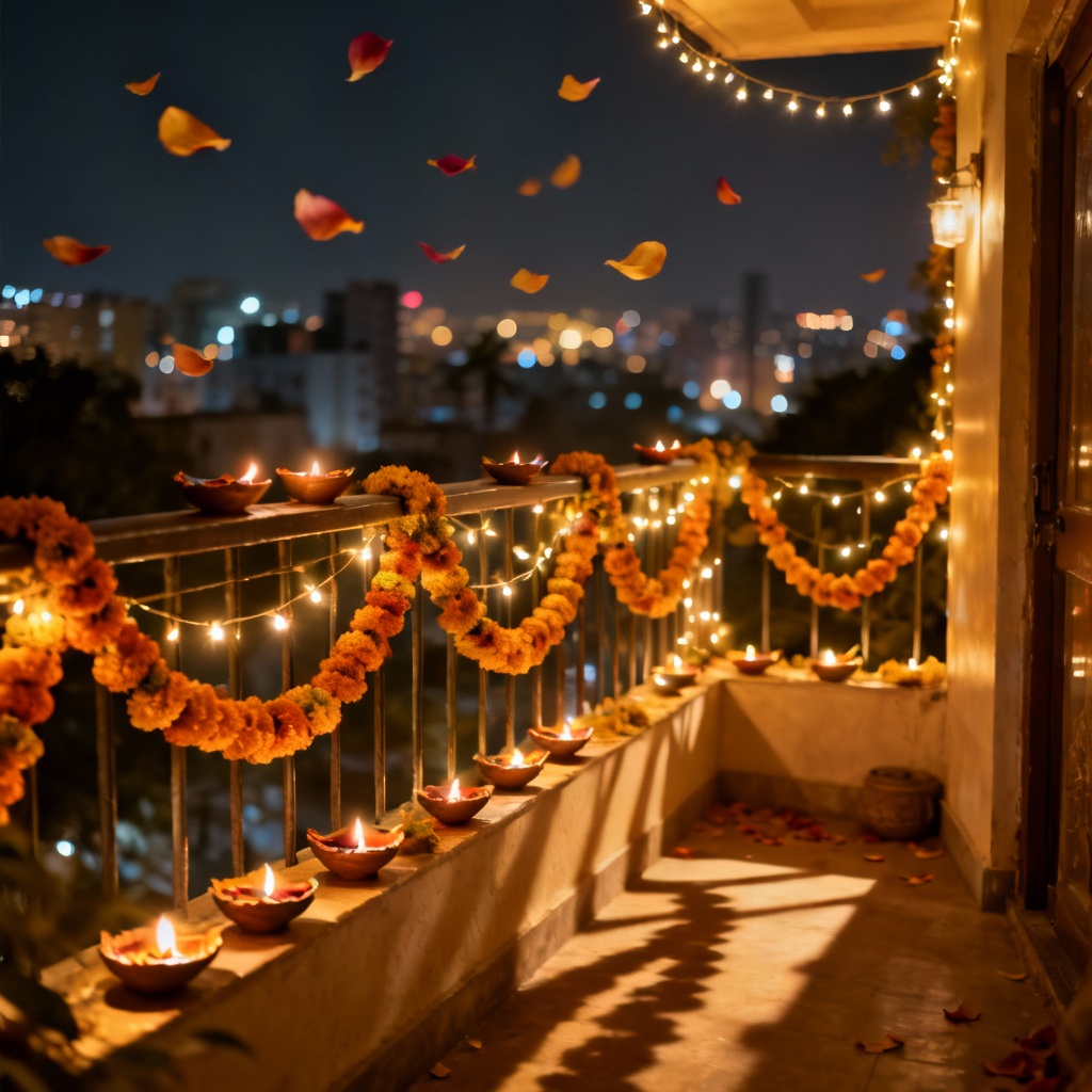 Free AI Marigold Garlands Generator Online | Design Torans, Backdrops ...